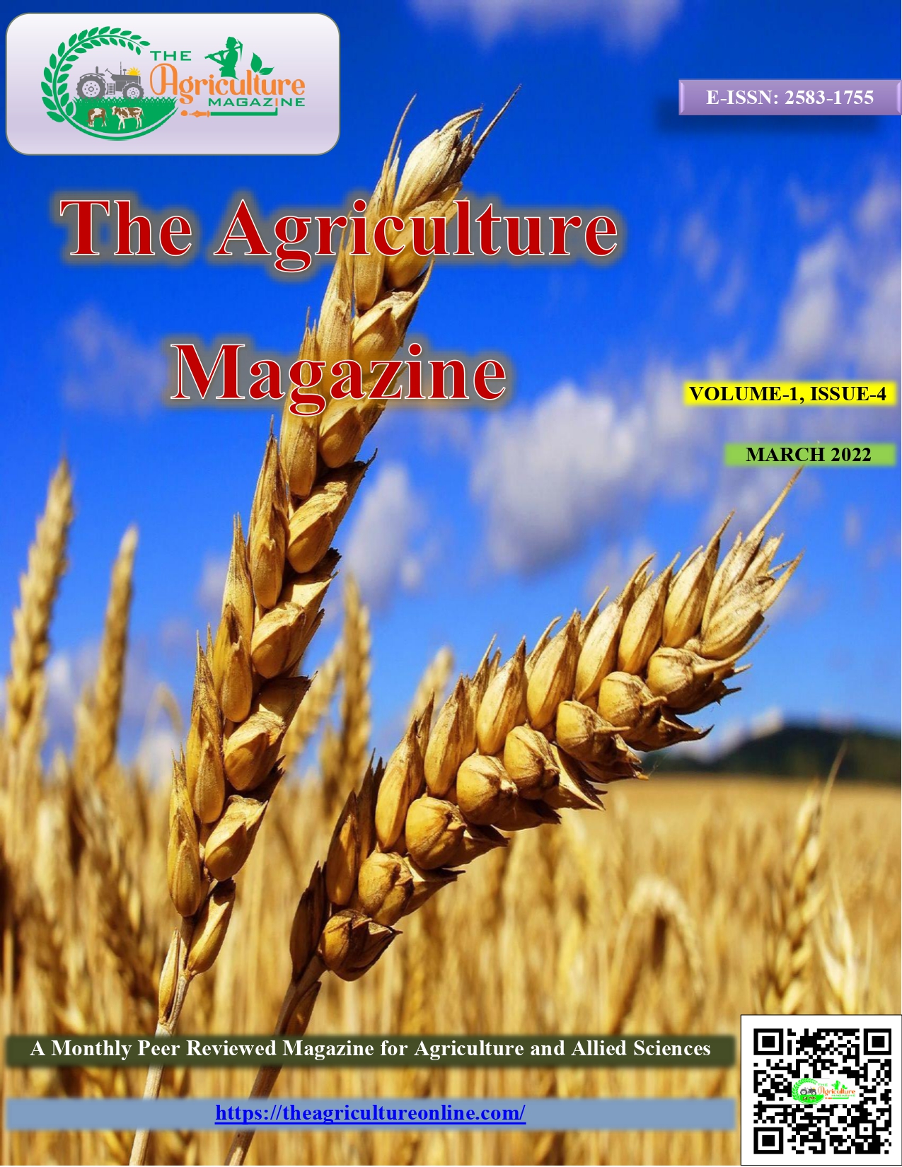 Volume (01) Issue (04), March 2022 – The Agriculture Magazine