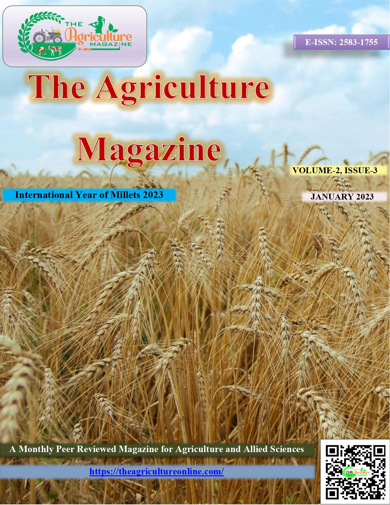 Volume (02) Issue (3), January, 2023 – The Agriculture Magazine