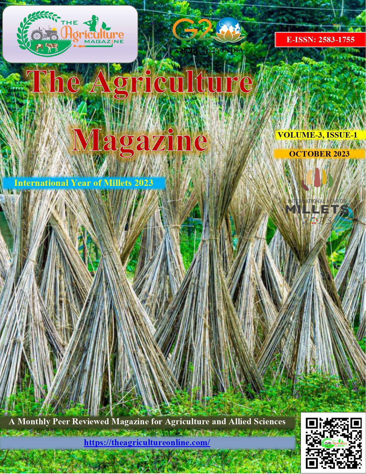 Volume (03) Issue (01), October, 2023 – The Agriculture Magazine